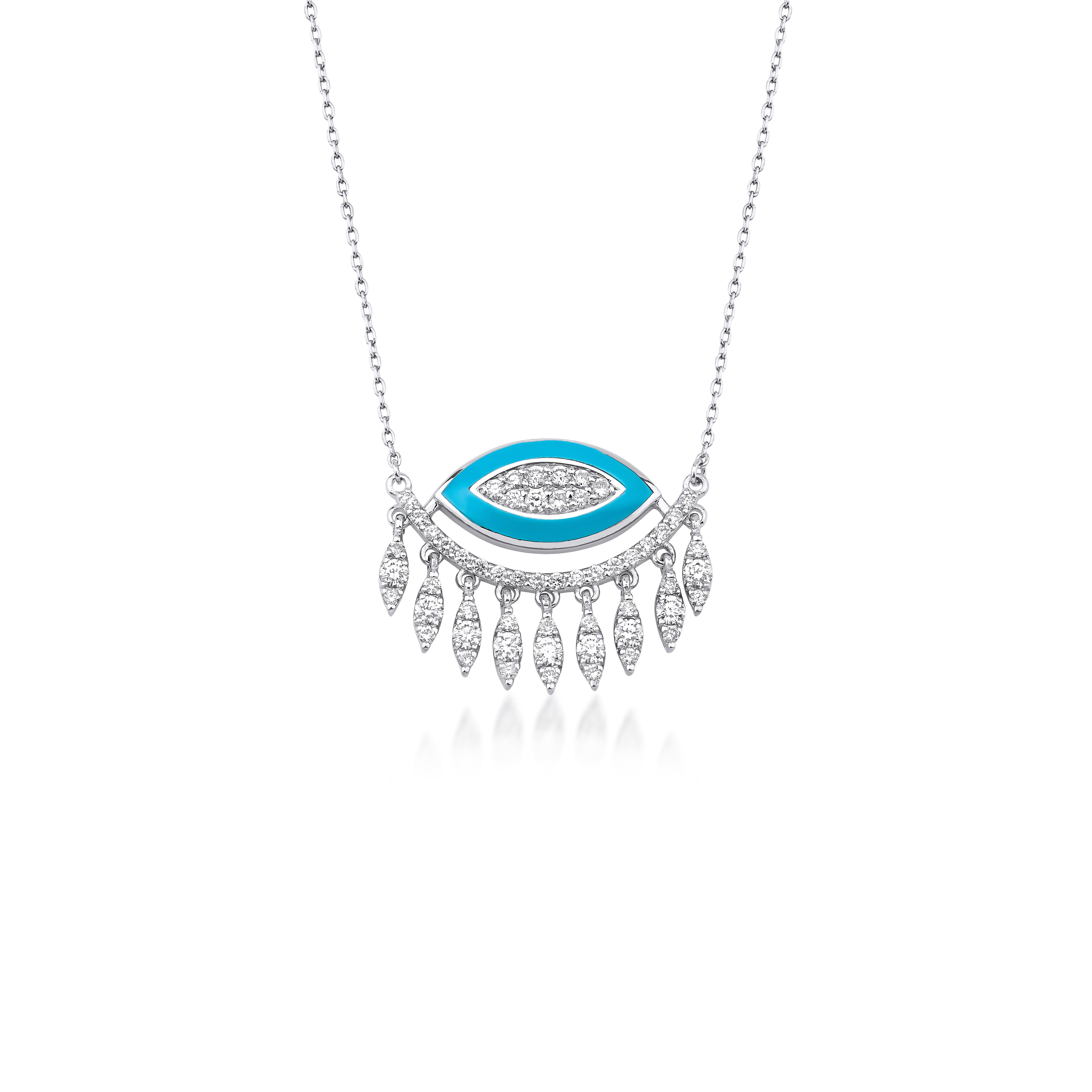Magic Moment Evil Eye Gemstone-Embellished Silver – Didosh